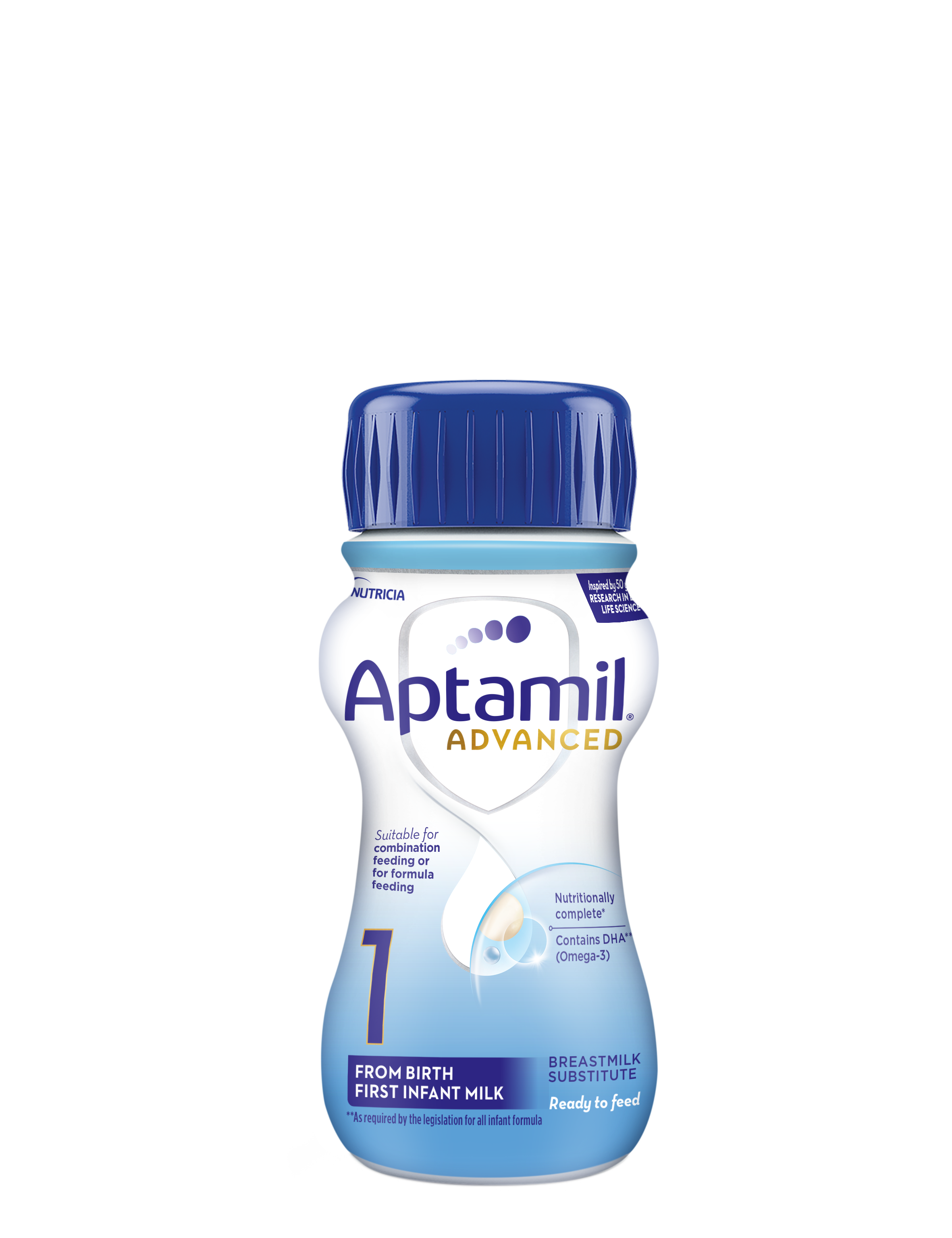 Aptamil® Advanced First Infant Milk - 200ml Bottle | Aptashop